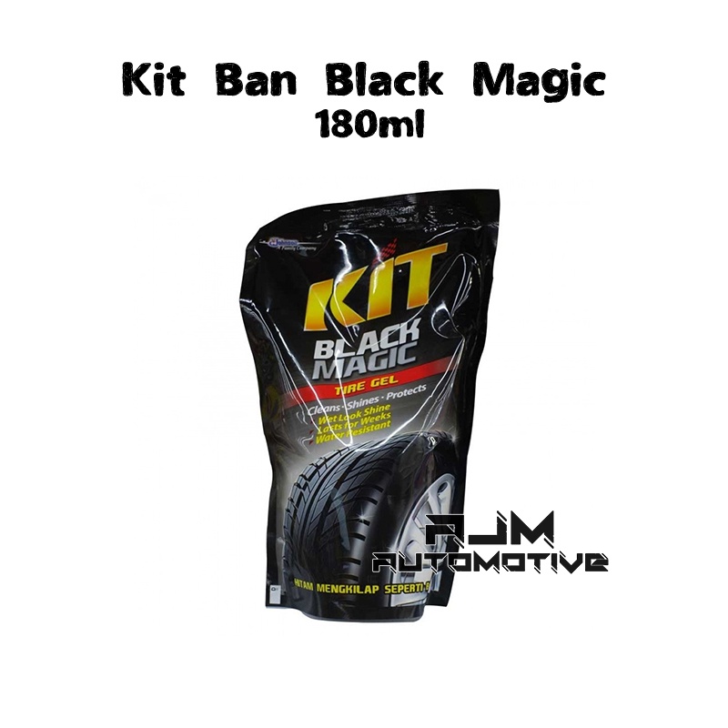 Jual Kit Black Magic Tire Gel/ Pemoles Ban/ Semir Ban 180ml | Shopee ...