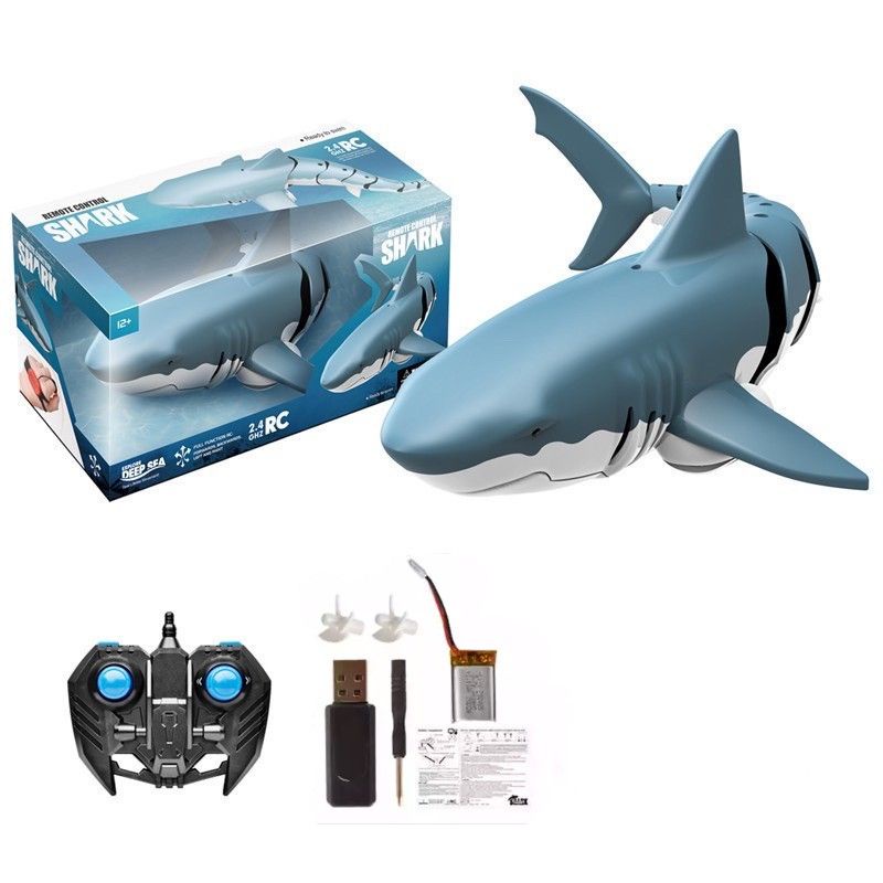 Jual MAINAN ANAK RC AIR IKAN HIU REMOTE CONTROL SHARK 2.4 GHZ EXPLORE ...