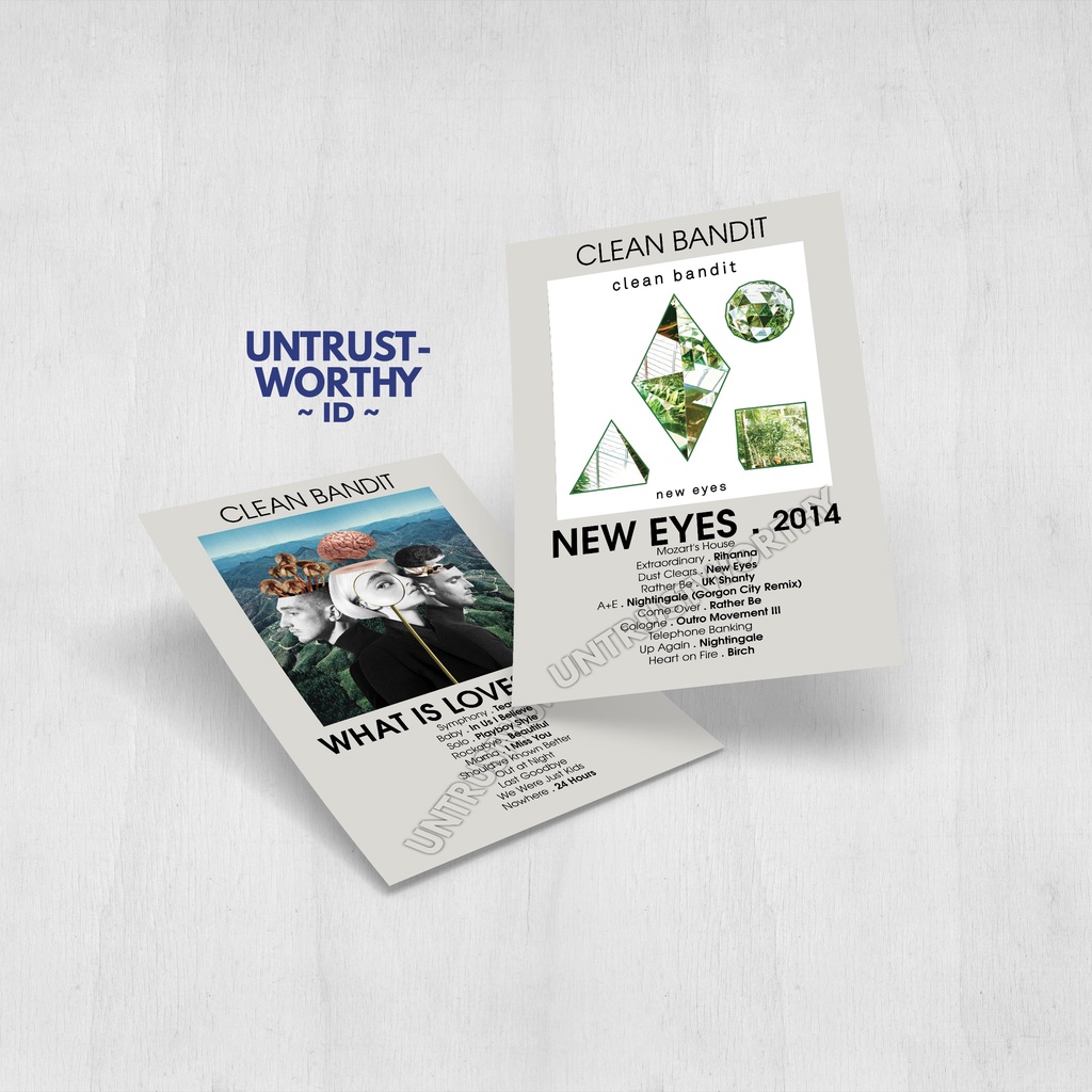 Jual Poster Clean Bandit Album Ukuran A5 (2pcs) | Shopee Indonesia
