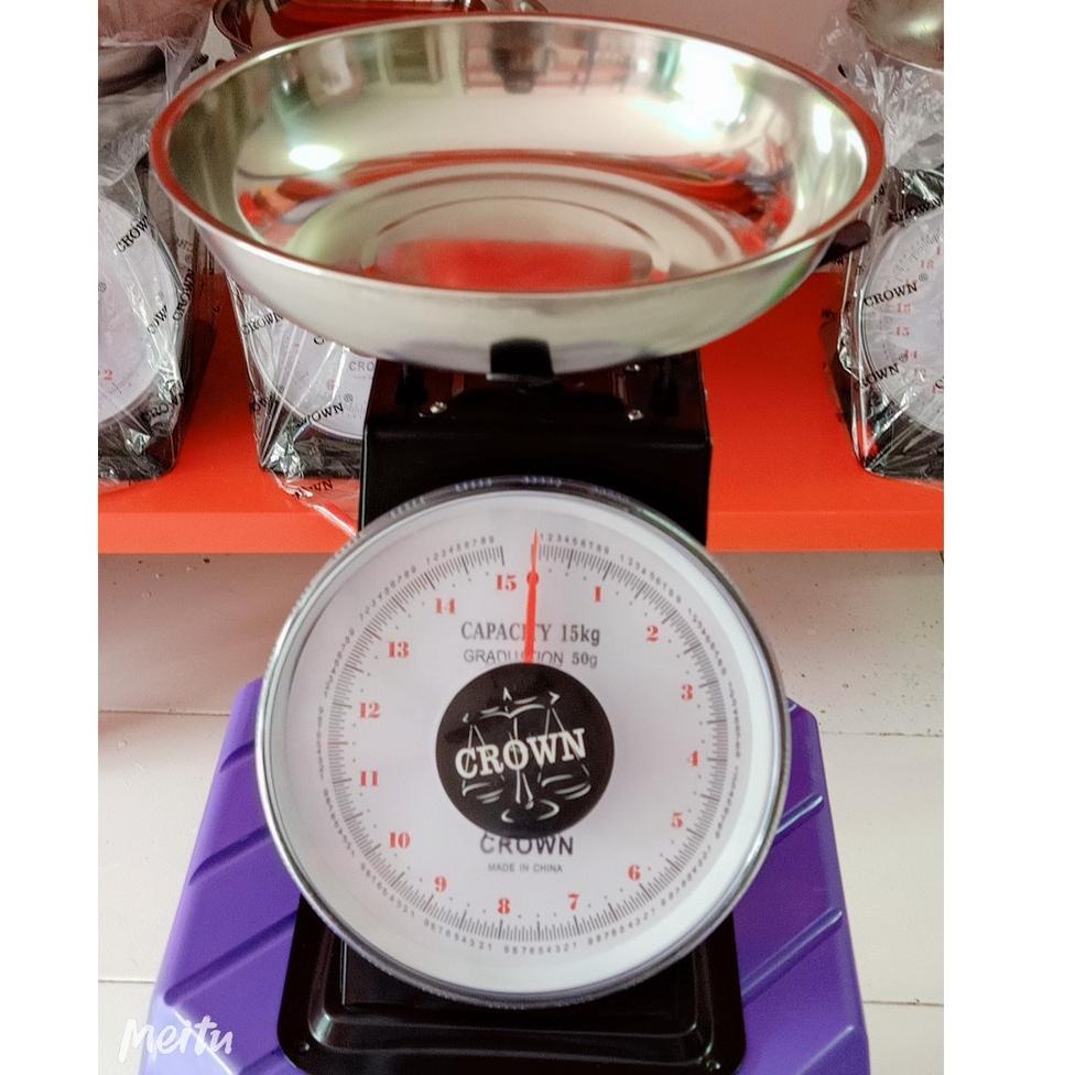 Jual READY ㅰ Timbangan Besi Stainless/Jarum/Analog/Duduk/Laundry/Kue/Buah/Sayur/Daging/Barang ...