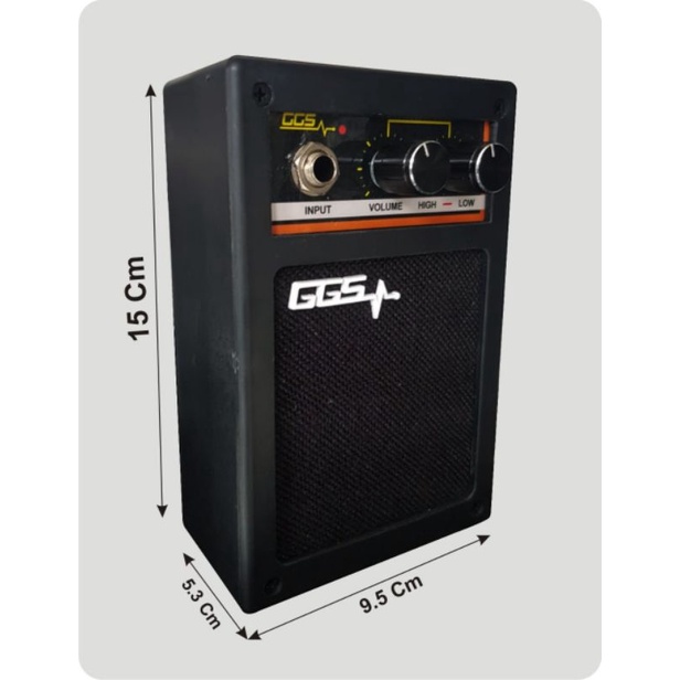 Jual ampli gitar buat kamar/spiker mini gitar akustik elektrik | Shopee ...