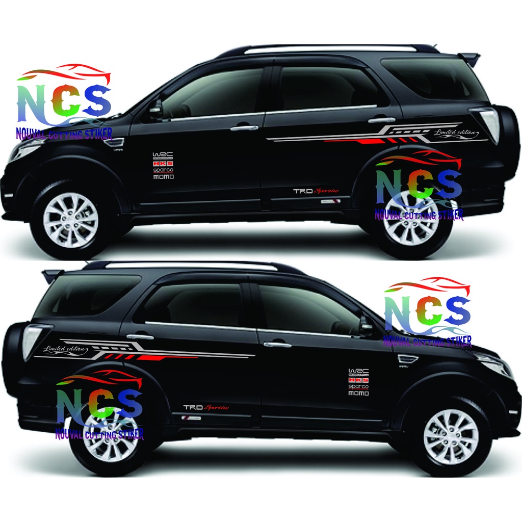 Jual Sticker stiker mobil terios striping sticker daihatsu all new ...