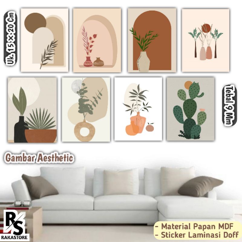 Jual Poster Aesthetic/ Hiasan Dinding Aesthetic/ Pajangan Aesthetic ...