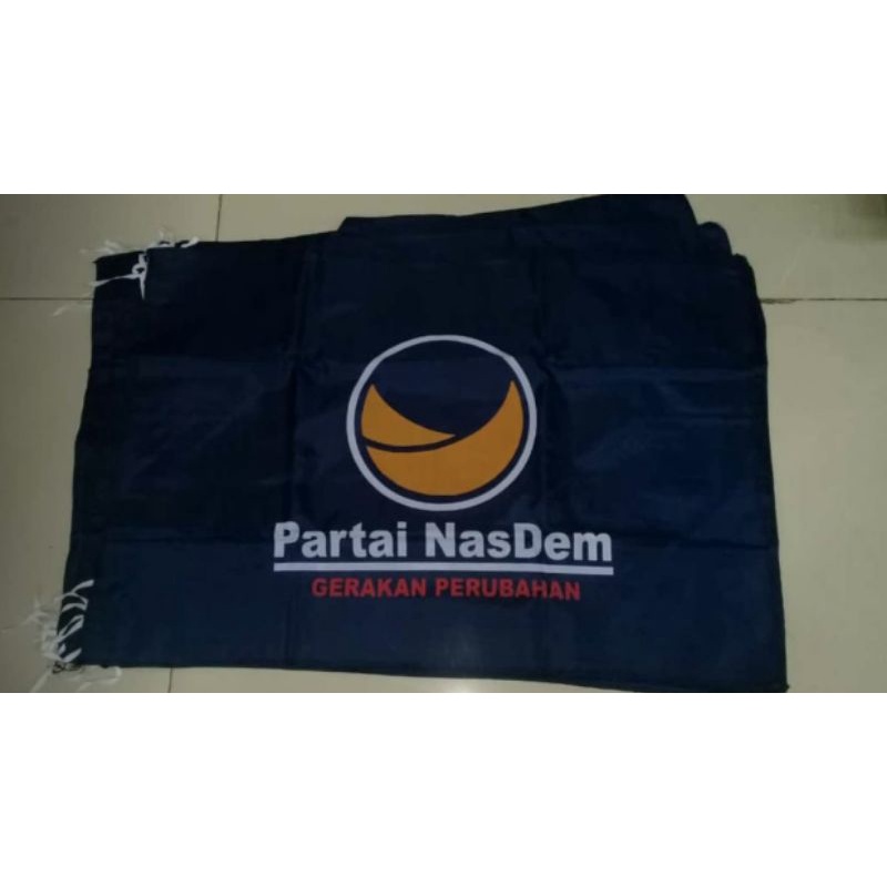 Jual bendera partai Nasdem ukuran 2x3meter | Shopee Indonesia