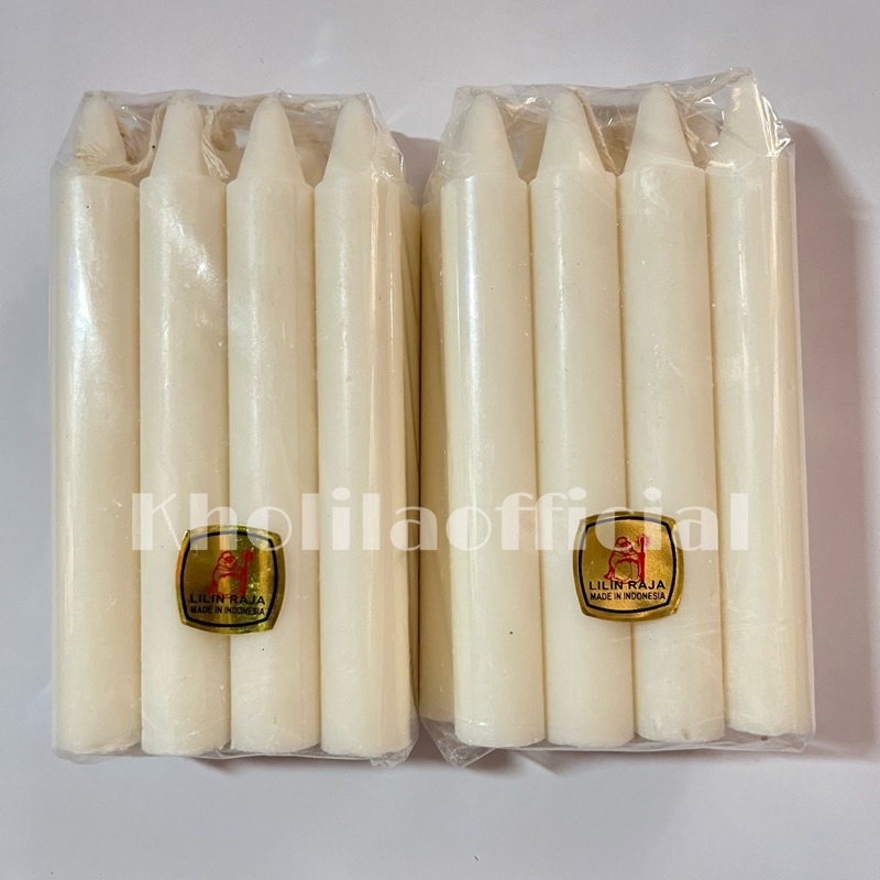Jual LILIN PUTIH RAJA ISI 8 BATANG (JUMBO) | Shopee Indonesia