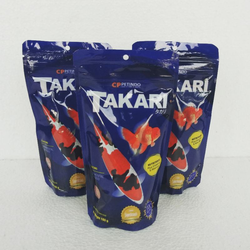Jual pelet apung pakan ikan hias aquarium Takari 100gr | Shopee Indonesia