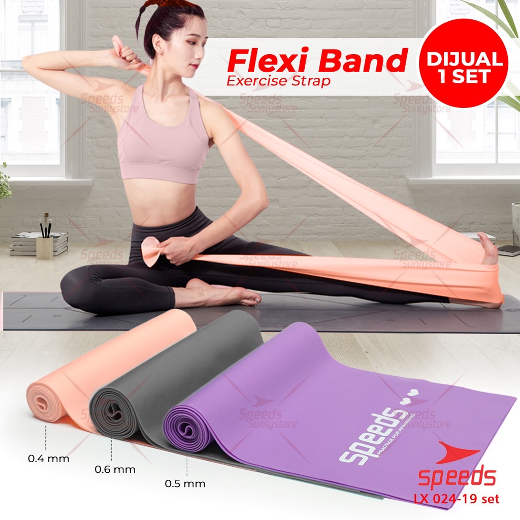 Jual SPEEDS Premium Resistance Band Resistance Band Sheet Flexi Band ...