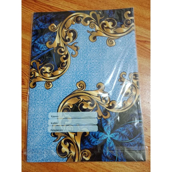Jual SAMPUL BUKU TULIS MOTIF BATIK BIRU | Shopee Indonesia