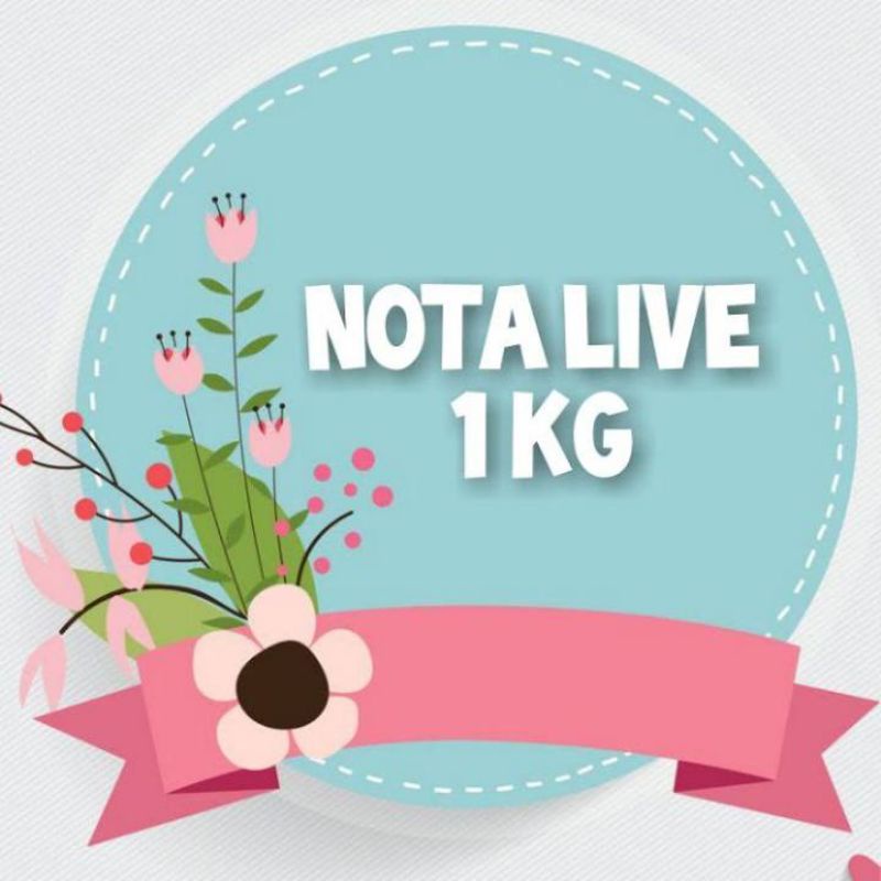 Jual Nota Live Shopee Rp 105.000 - Rp 180.000 (1KG) | Shopee Indonesia