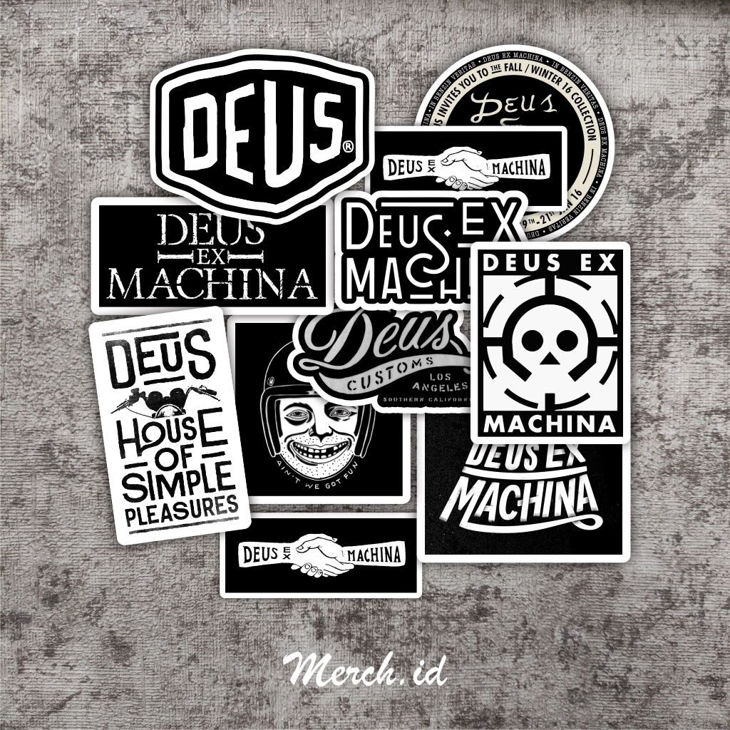 Jual Stiker distro brand DEUS / Sticker Pack | Shopee Indonesia