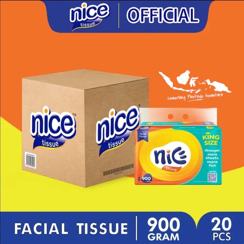 Jual Tissue Nice Refill 900 gr | 2 ply [ 1 Karton = 20 Pack ] | Shopee ...