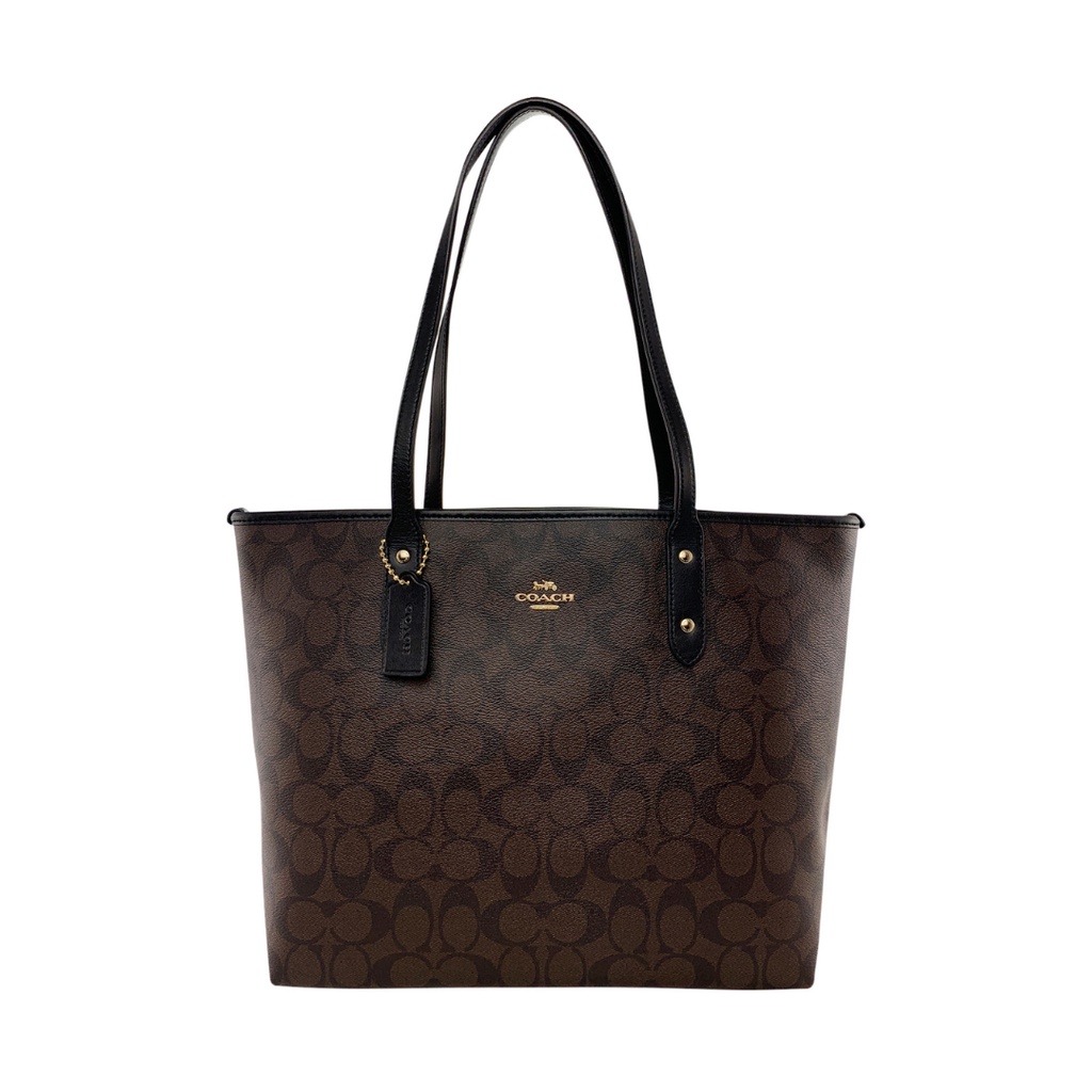 Jual CITY ZIP TOTE IN SIGNATURE (COACH F58292) | Shopee Indonesia