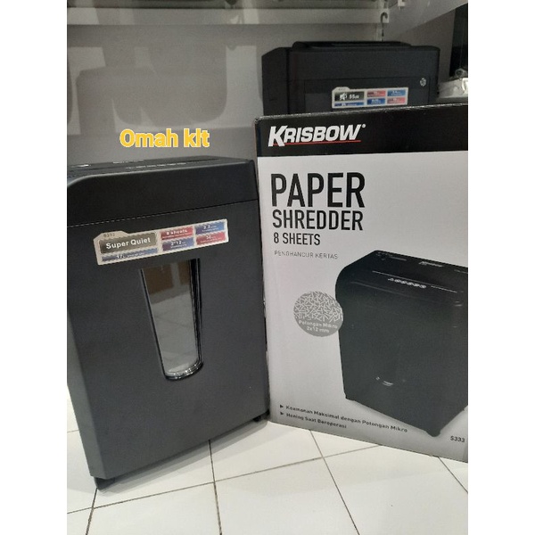 Jual krisbow mesin penghancur kertas papper shredder S333 heavy duty | Shopee Indonesia