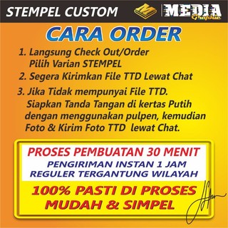 Jual Stempel Warna / Stempel TTD / Stempel Tanda Tangan / Stempel Nama ...