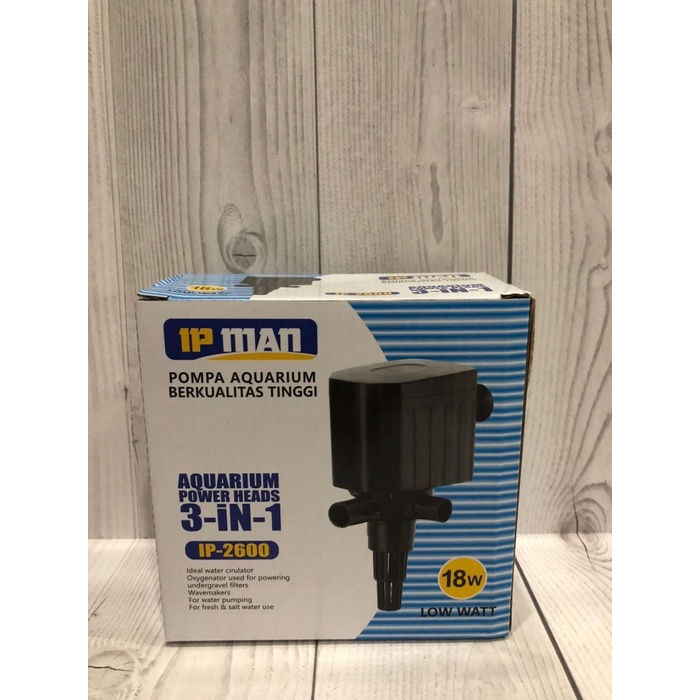 Jual Pompa Aquarium Power Heads 3IN1 Filter Celup IP MAN IP 2600 18 ...