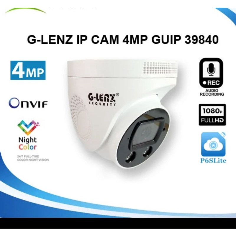 Jual IP CAMERA GLENZ 4 MP INDOOR COLOR VU IP CAM GLENZ NIGHT COLOR AUDIO | Shopee Indonesia
