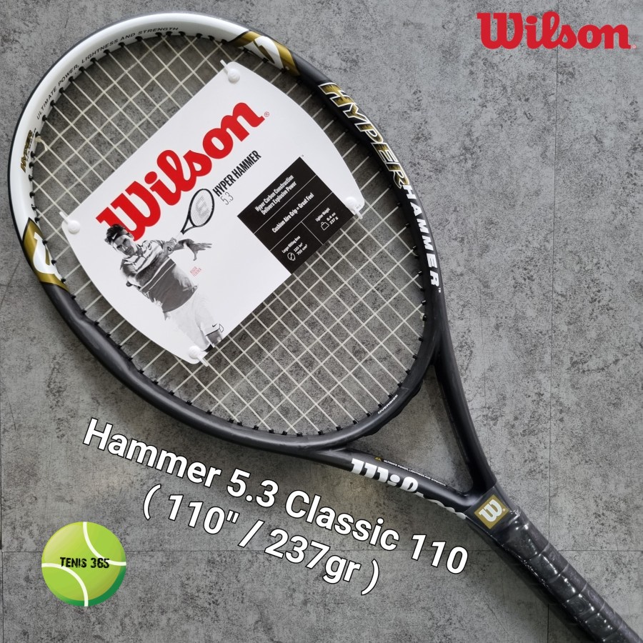 Jual Raket Tenis Wilson Hyper Hammer 5.3 110 Classic 2023 ( 110 ...