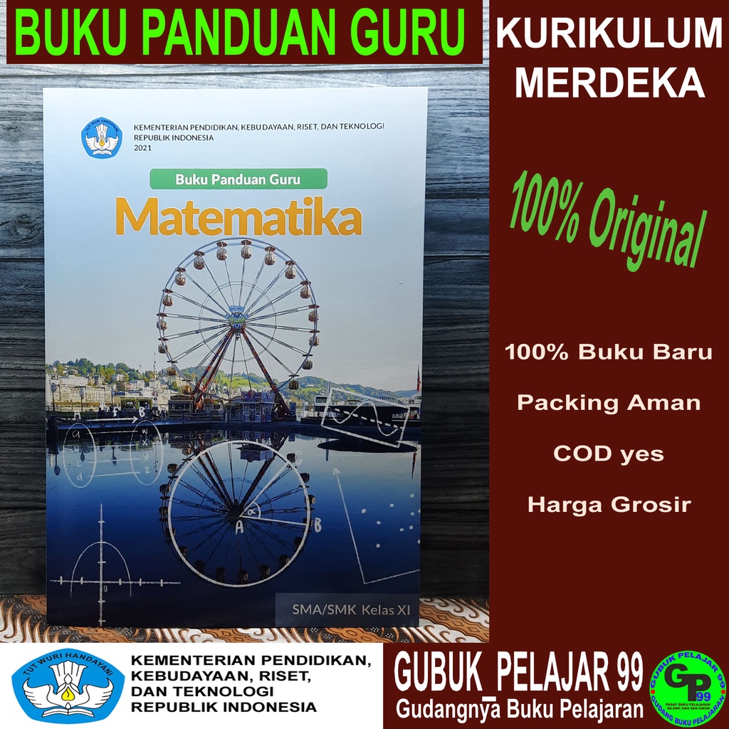 Jual Buku Panduan Guru MATEMATIKA Untuk SMA/SMK Kelas 11/XI Kurikulum MERDEKA Kemdikbudristek ...