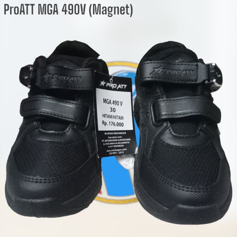 Jual Sepatu Sekolah Anak PROATT MGA Magnet Hitam Polos | Shopee Indonesia