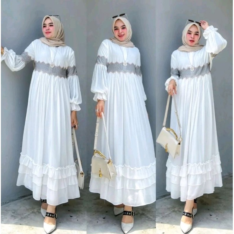 Jual Gamis Midi Fujita by Aldisa | Shopee Indonesia