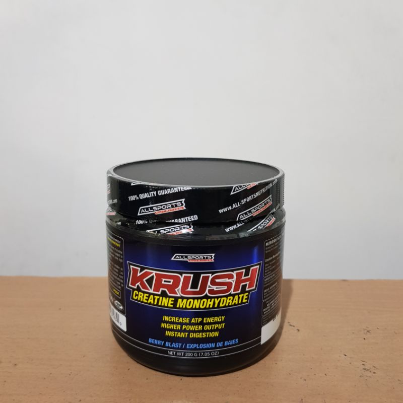 Jual Creatine krush Powder 200gr (40 Servings) rasa blueberry | Shopee ...