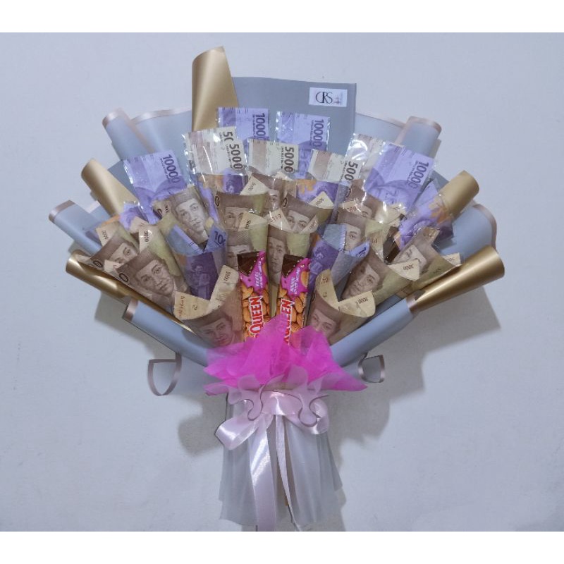 Jual Danendra25 ~ Bouquet Uang 250k pecahan 5k & 10k/Money Bouquet ...