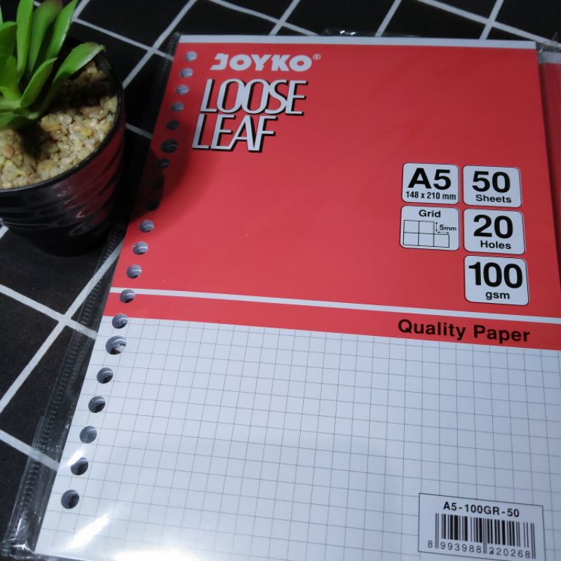 Jual isi binder | joyko | varian : grid | isi 50 | Shopee Indonesia