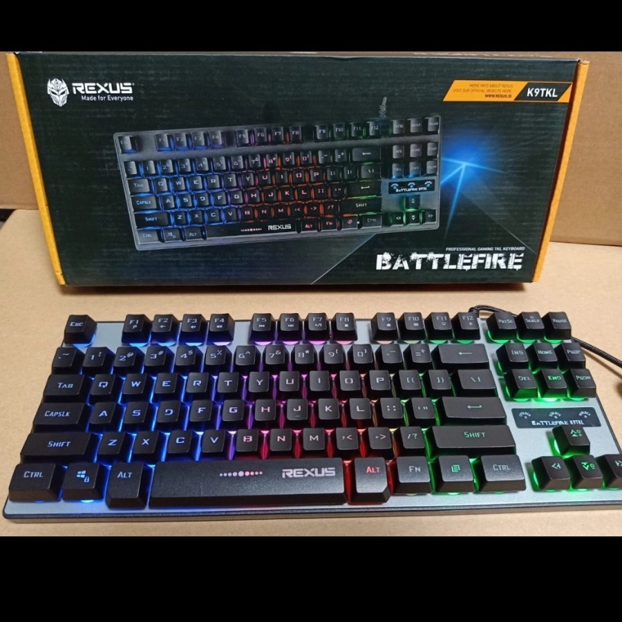 Jual Keyboard Gaming Rexus K9TKL | Shopee Indonesia