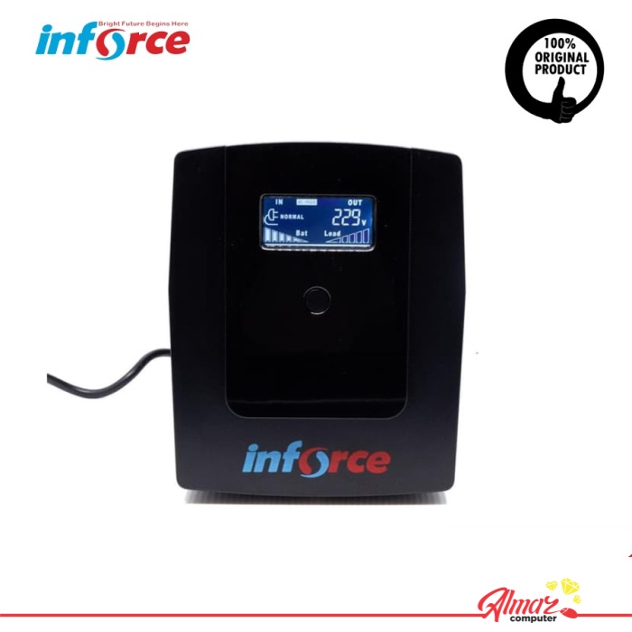 Jual UPS Inforce IF-1200 VA 1200VA LCD Display with AVR Stabilizer ...