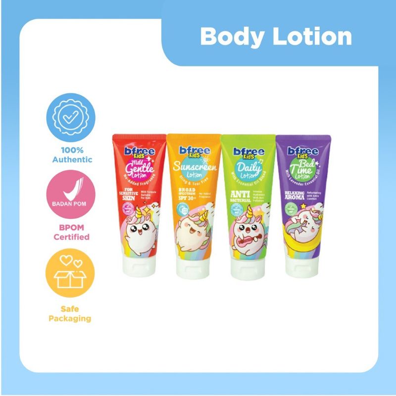 Jual BFREE Kids Kid Sunscreen Lotion Spf 30+ | Daily Lotion | Sunscreen ...