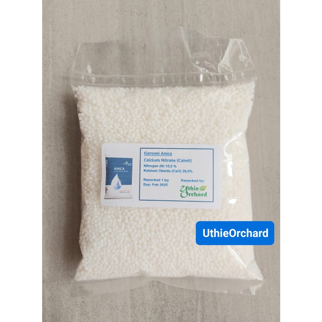Jual Garsoni Anica Calcium Nitrate (Calnit) Kalsium Nitrat Repack 1 Kg ...