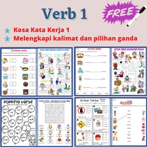 Jual Buku Belajar Membaca Kata Dasar Bahasa Inggris Anak Tk SD - Worksheet Word Family English ...