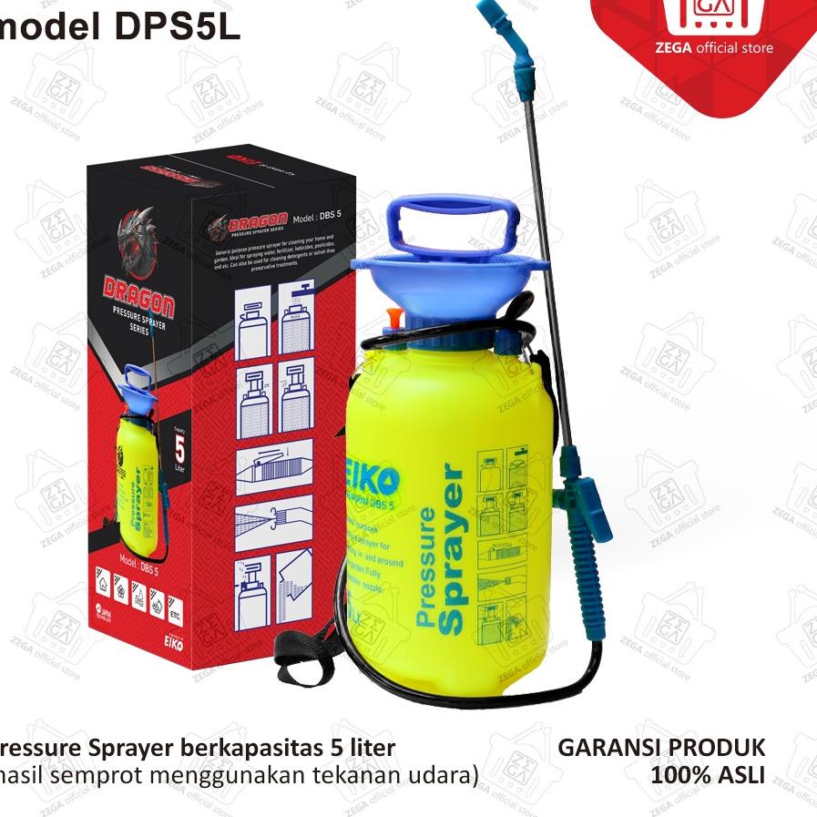 Jual Termurah Pressure sprayer 5 liter / DRAGON Sprayer / DPS5L ...