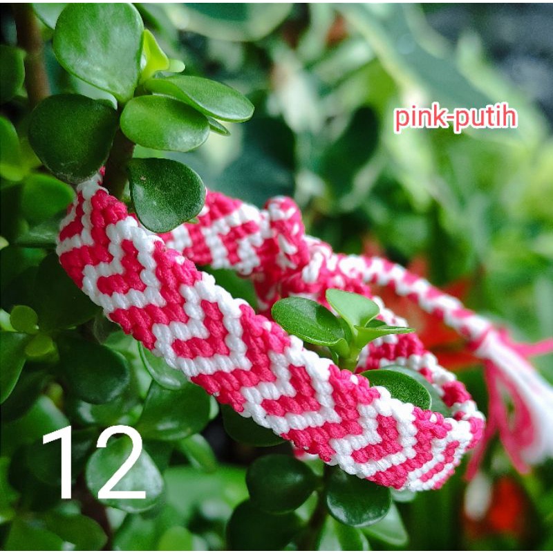 Jual Macrame bracelet / gelang macrame - heart | Shopee Indonesia