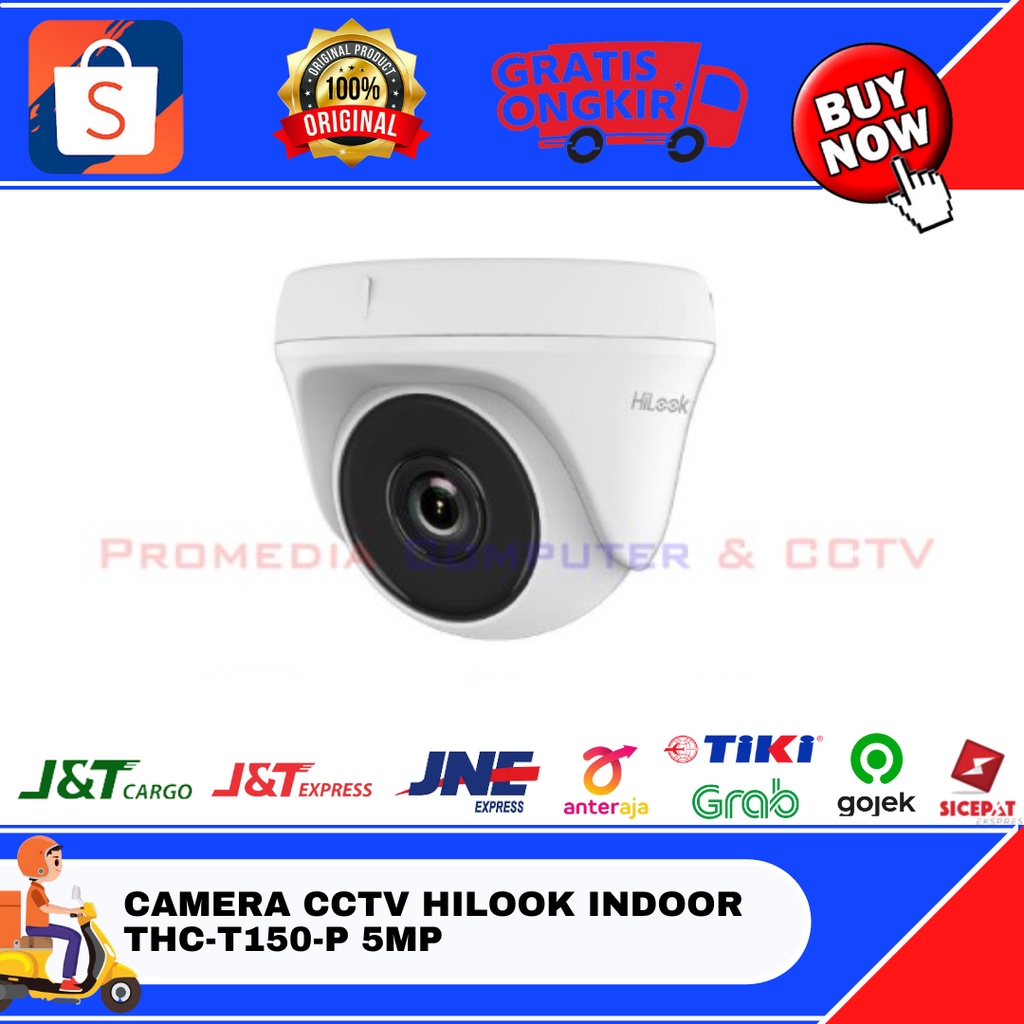 Jual CAMERA CCTV HILOOK INDOOR THC-T150-P 5MP | Shopee Indonesia