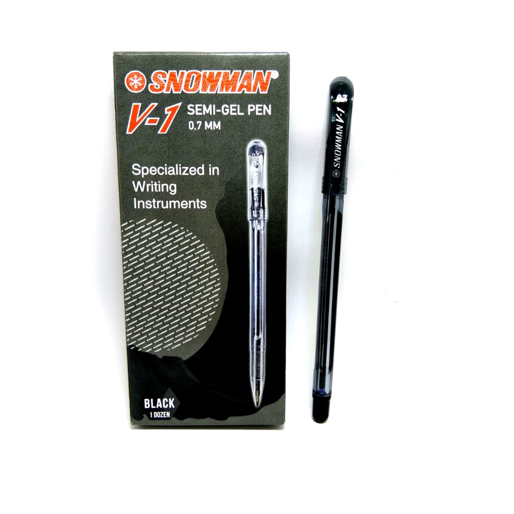 Jual (12pcs) Bulpen Snowman V1/ Bulpen Snowman/ Pulpen Snowman V1 Semi ...
