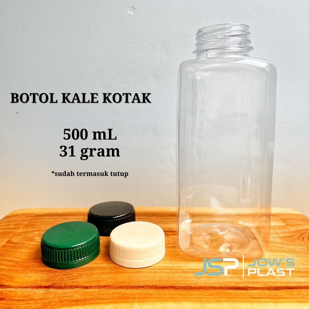 Jual Botol Kale KOTAK 500 ml | PROMO FREE PAKET PACKING AMAN Min. 20 ...