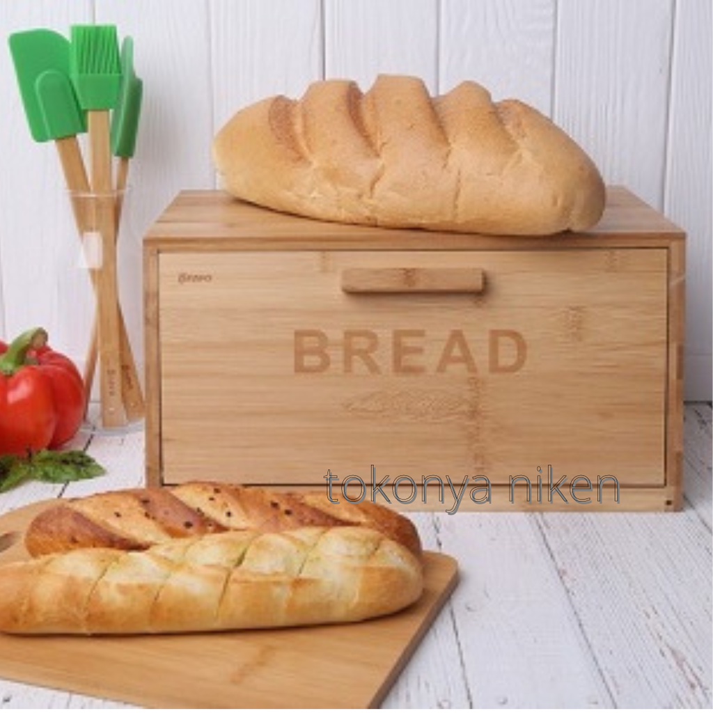 Jual tempat roti bread bin bread box wadah saji makanan | Shopee Indonesia