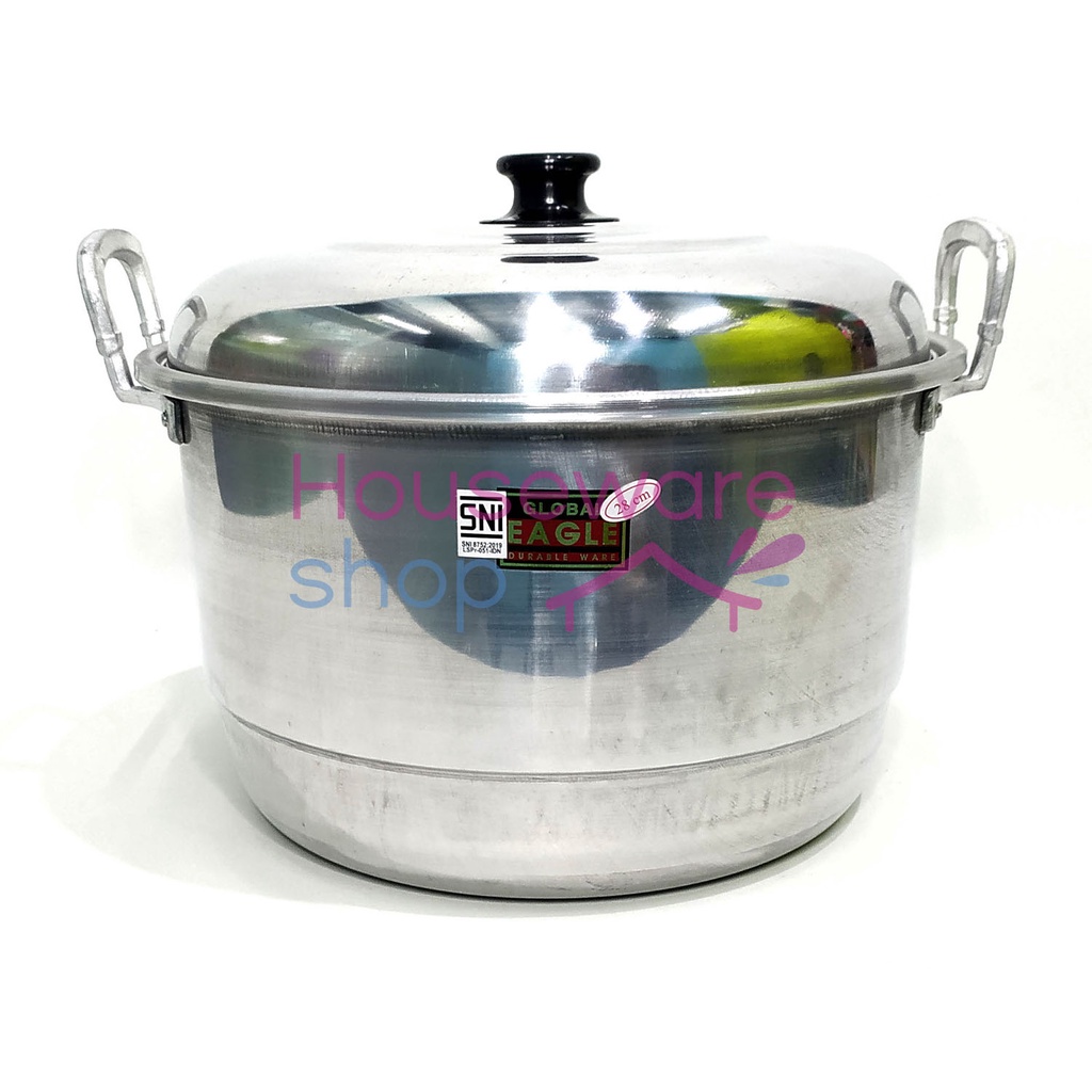 Jual Panci Dandang Steamer Kukus / Langseng + Saringan Global Eagle ...