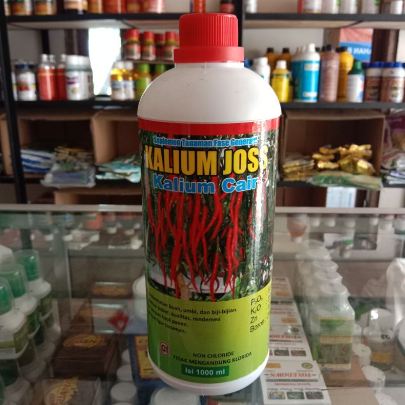 Jual KALIUM JOSS Suplemen Tanaman Masa Pertumbuhan. Isi 1 Liter ...