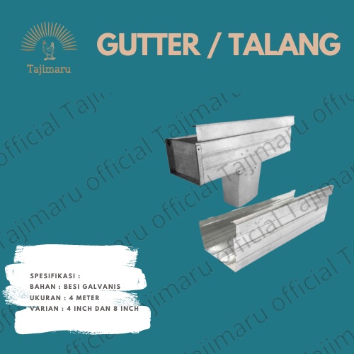 Jual Gutter Talang Cooling Pad 4 Inch 4 Meter Untuk Kandang Ayam ...