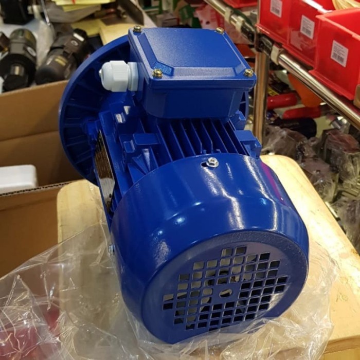Jual 1HP INDUCTION MOTOR 4P 220V / 380V FLANGE 3 PHASE BONZER HIGH ...