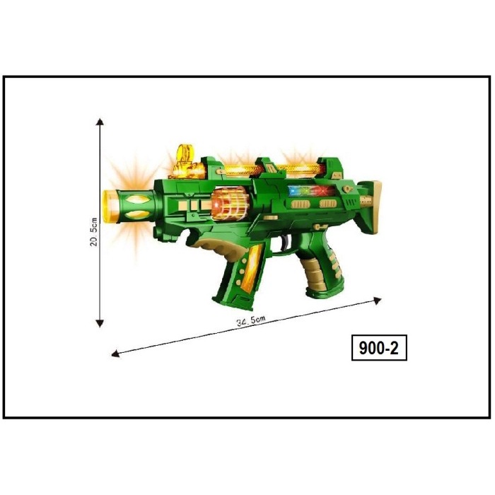 Jual Mainan Pistol Tembak-tembakan Laser Gun 900-2 | Shopee Indonesia
