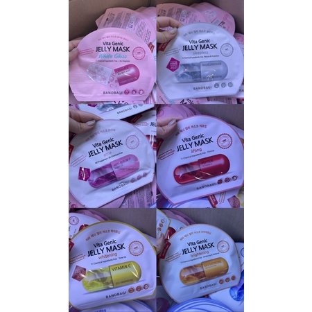 Jual BanoBagi Vita Genic Jelly Mask Ori Thailand masker wajah | Shopee ...