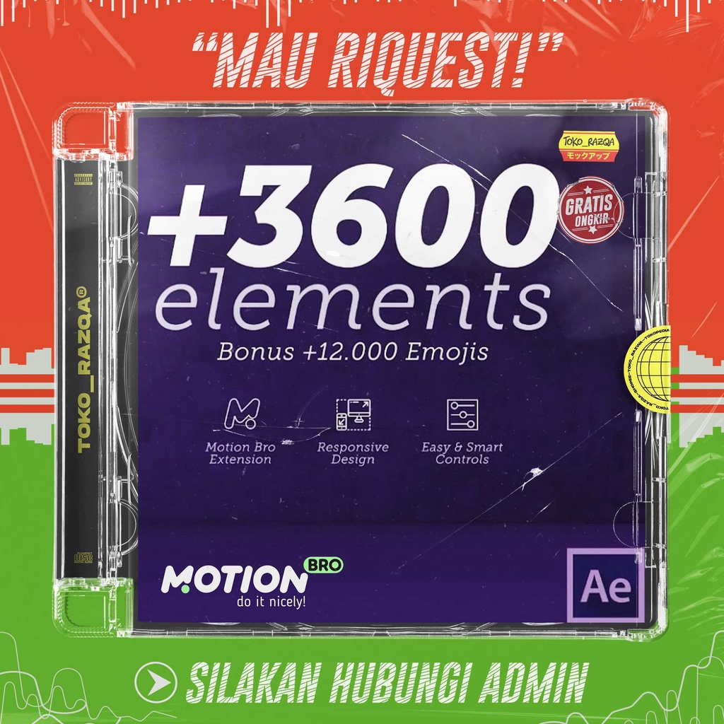Jual Motion Bro - Create Pack 3600+ Elements For After Effects AE Extension | Shopee Indonesia