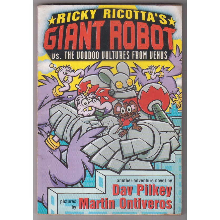 Jual BUKU DAV PILKEY - RICKY RICOTTAS GIANT ROBOT VS THE VOODOO ...