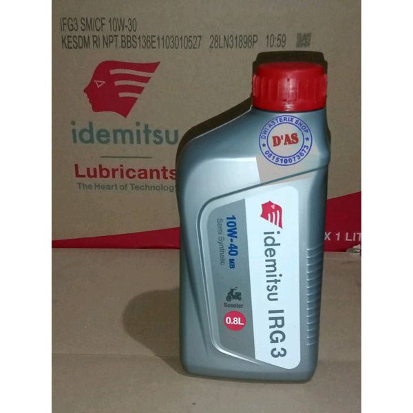 Jual oli motor matic 800ml idemitsu 10w/40 SS 10/40 SS 10w-40 SS 10-40 ...