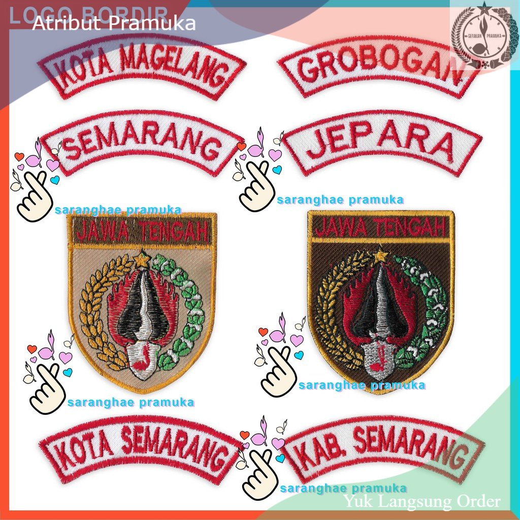 Jual Atribut Kwarcab Lokasi Pramuka Kwarda Jawa Tengah dan Lokasi ...