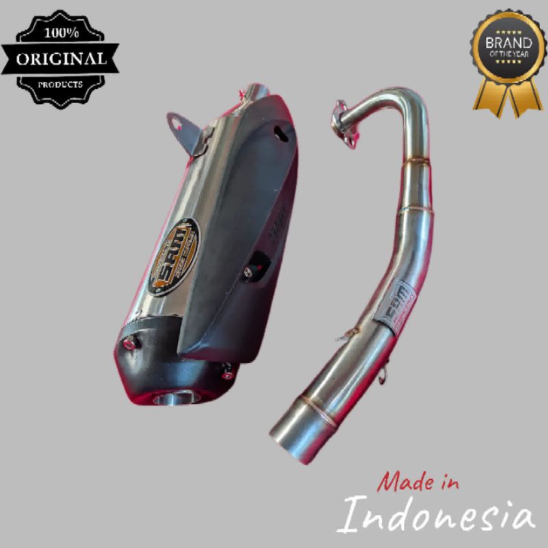 Jual knalpot standar racing aerox, nmax new, nmax old, vario125 led, vario150 inlet 38 suara ...