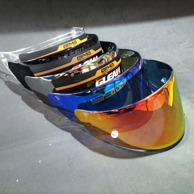 Jual KACA HELM VISOR IRIDIUM NFR/NX RACE/NZ RACE/KYT STRIKER/SUOMY ...
